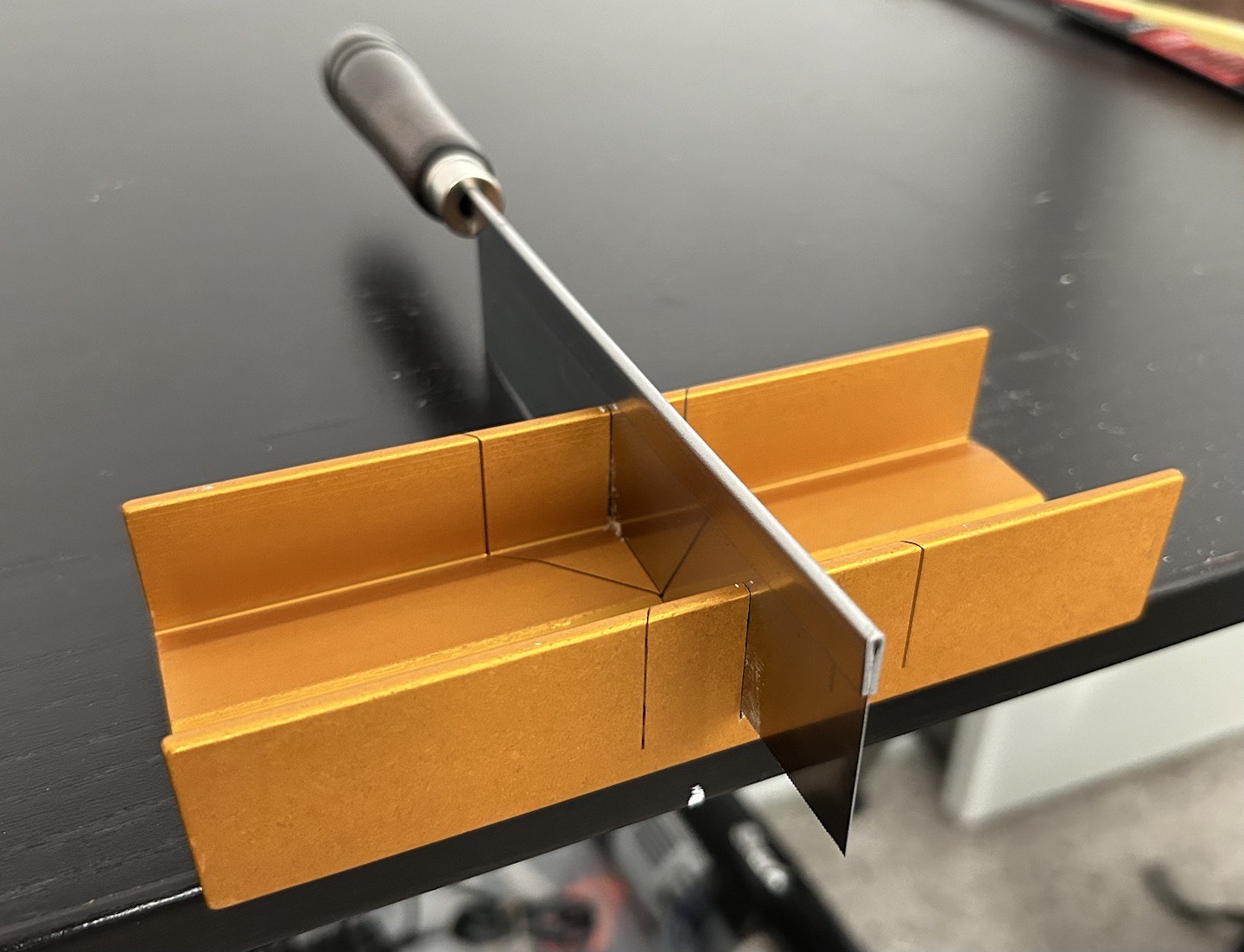 Small Miter Box And Back Saw