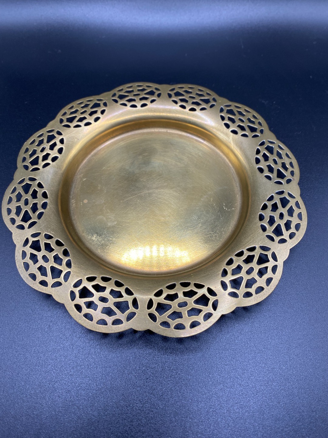 William A Rodgers Small Brass Trinket Dish