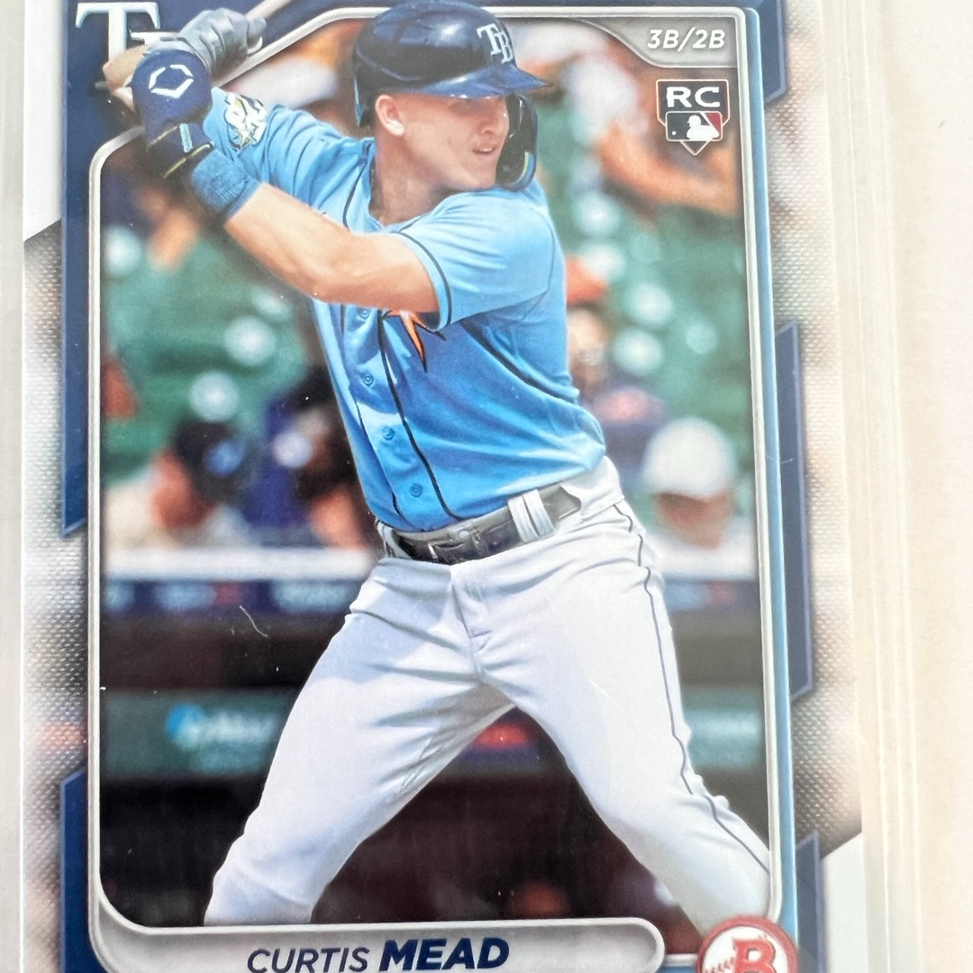 Curtis Mead RC Bowman Tampa Bay Rays