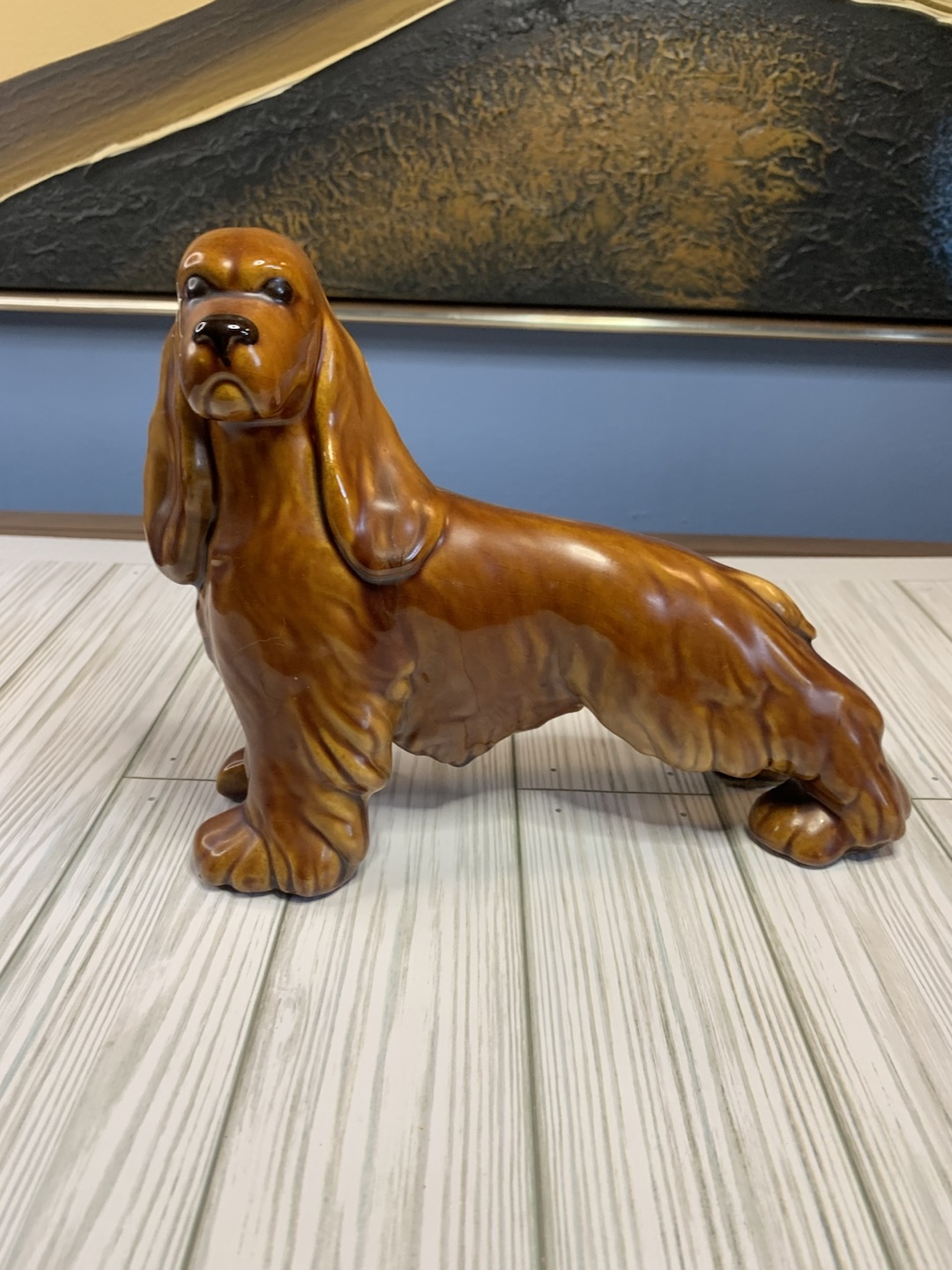 Vintage Ceramic Cocker Spaniel Figurine