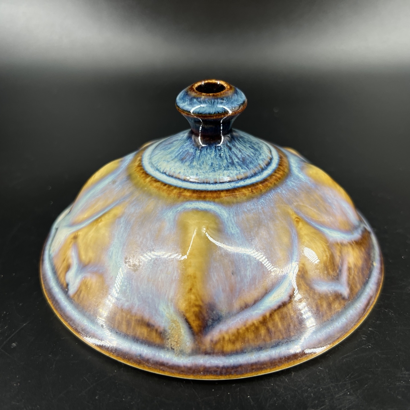 Bill Campbell Studio Pottery Oil Lamp