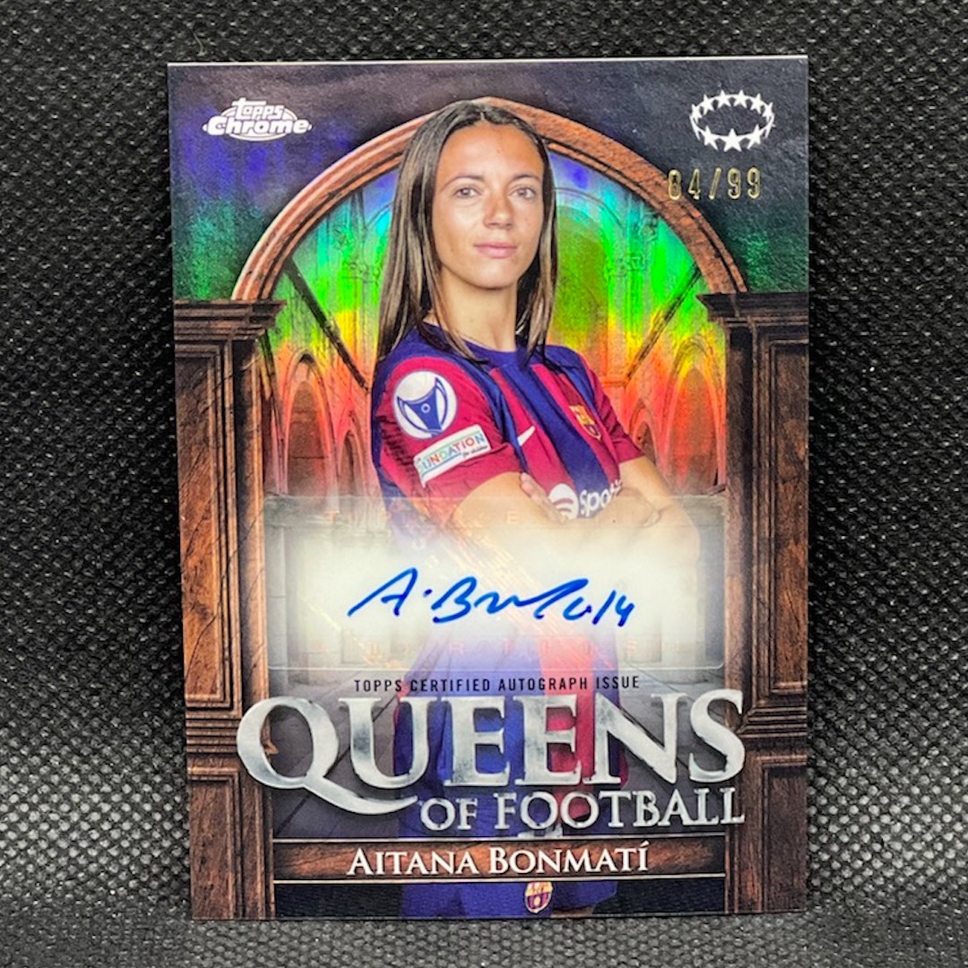 Aitana Bonmati 2023/24 Topps Chrome UEFA Women Queens Of Football ...