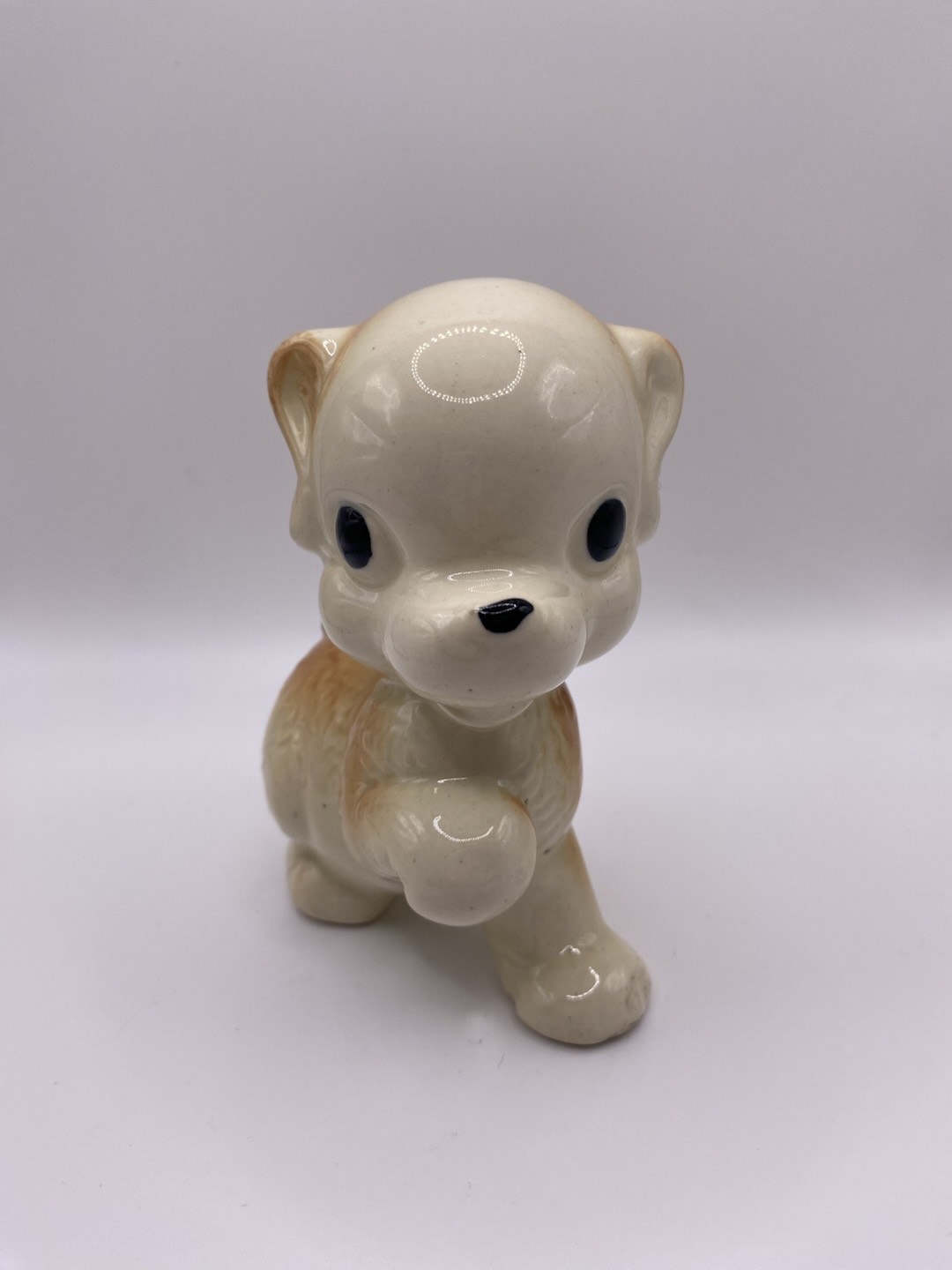 Vintage Rempel Diamond Pottery Perky The Dog 1950s Ceramic Figurine