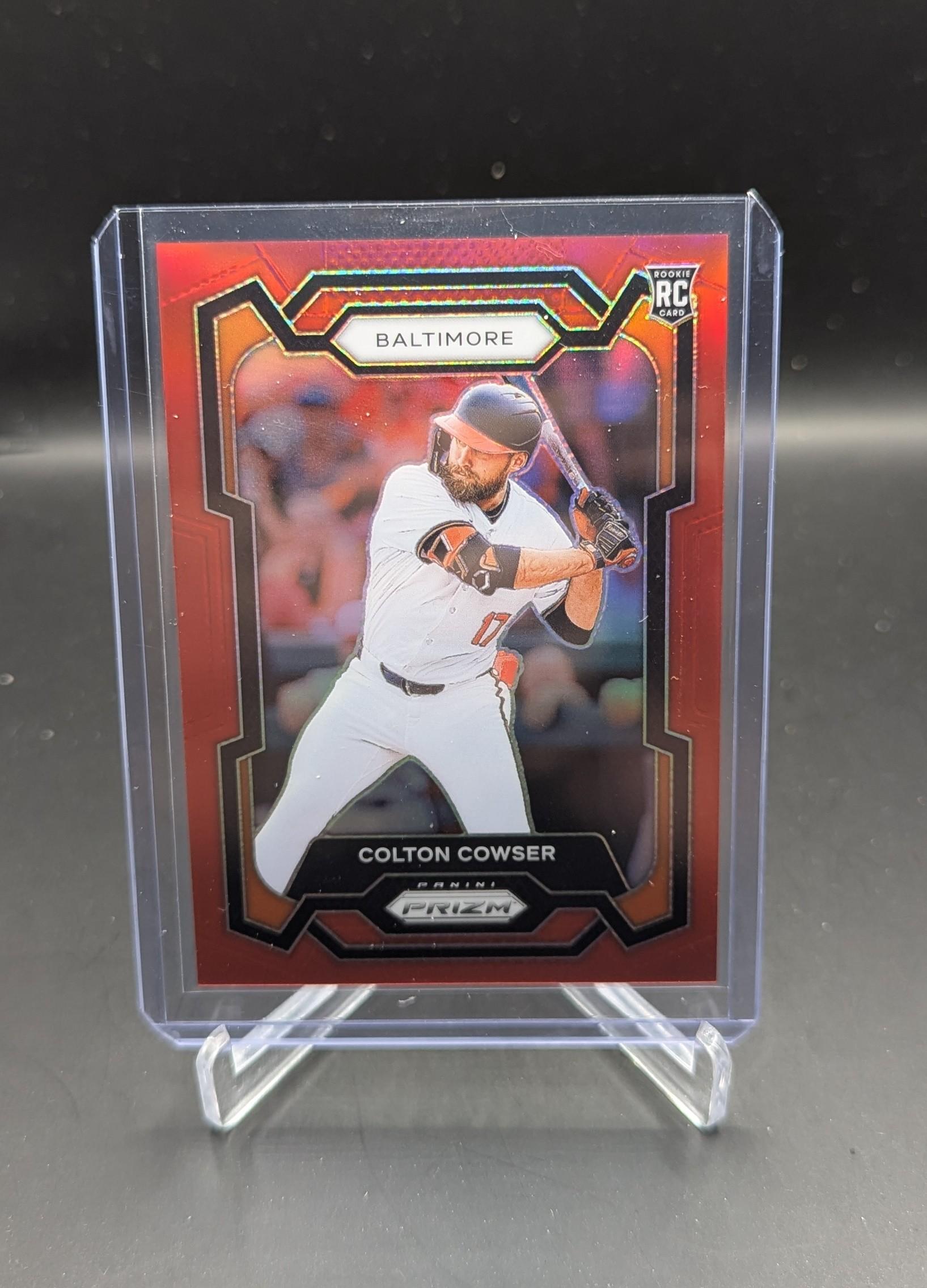 2024 Panini Prizm Colton Cowser Red RC /299 - Baltimore Orioles