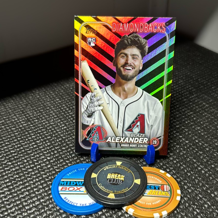 2024 Blaze Alexander Rc Halloween Orange Black Topps Update Arizona ...