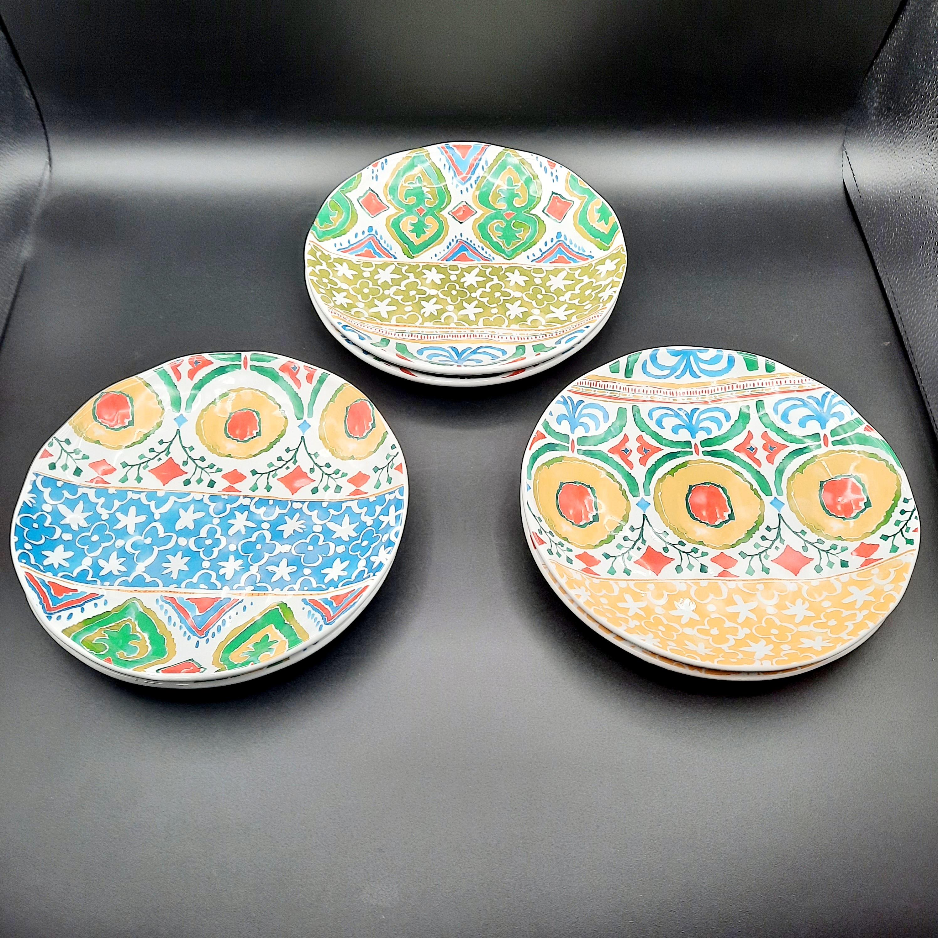 Monterosso By Noble Excellence Stoneware HTF Plates Mexican Spanish ...