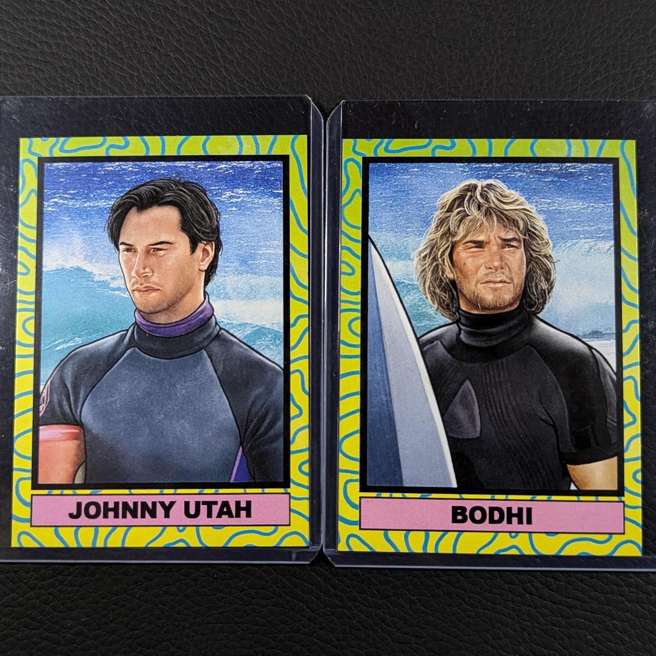 Point Break Johnny Utah & Bodhi Trading Cards