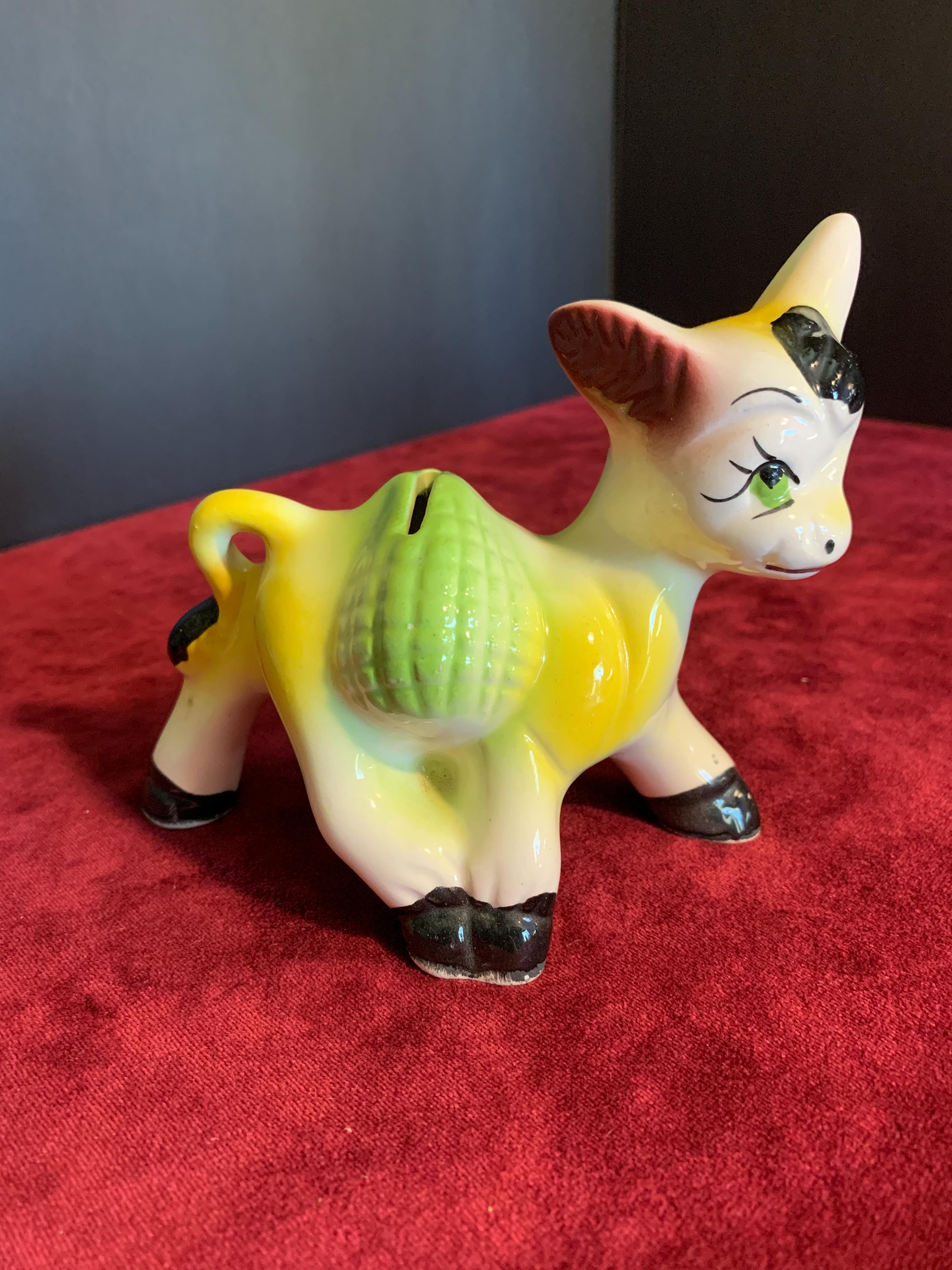 Donkey Ceramic Bank