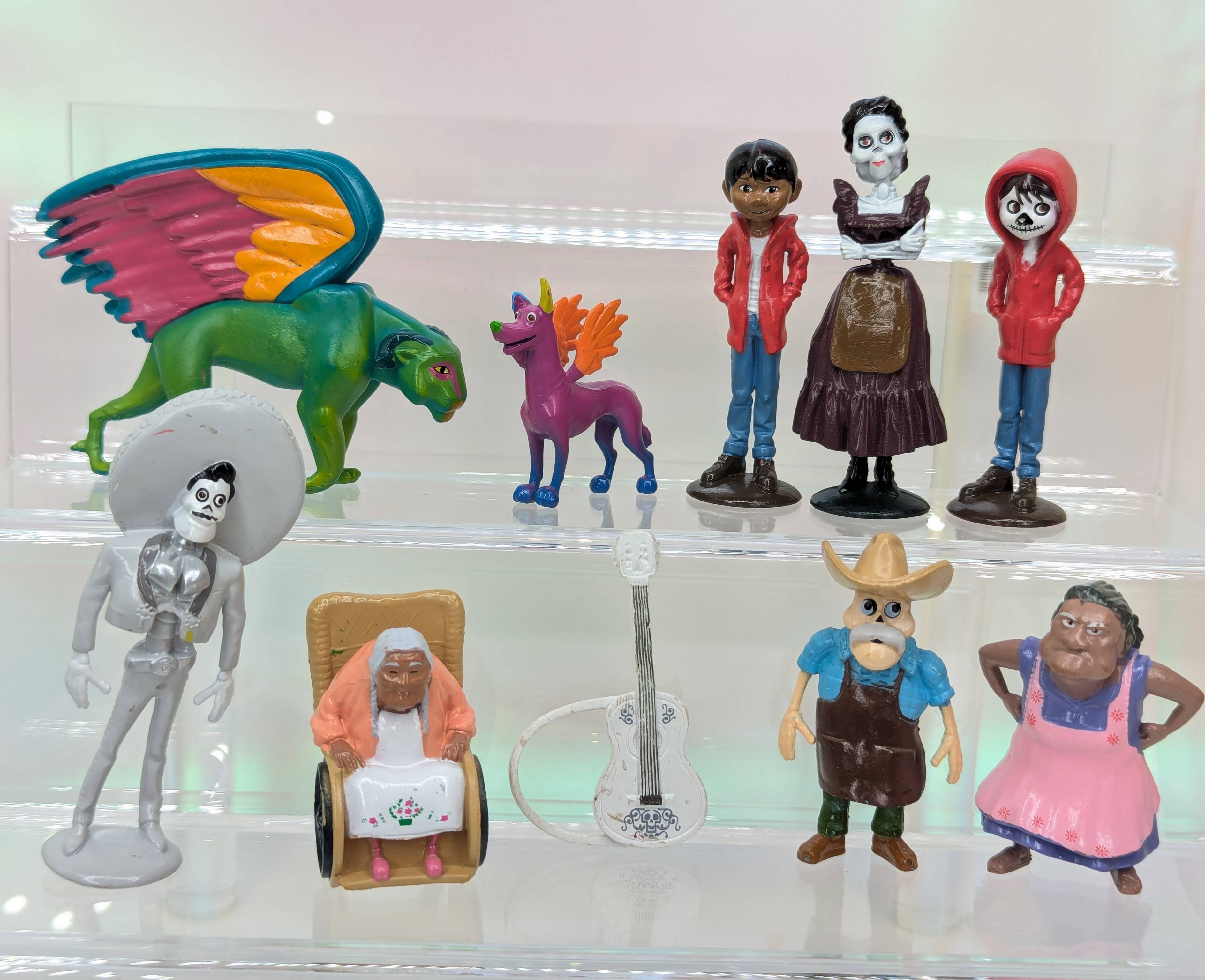 Disney Pixar COCO Figures Lot Of 10 PVC toy Figure playSet Cake Toppers ...