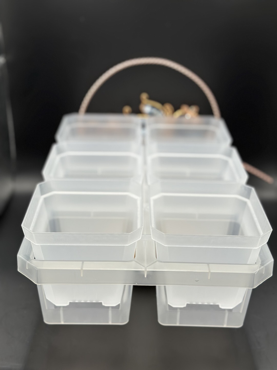 6 Cell Rack And 4” Pot Set