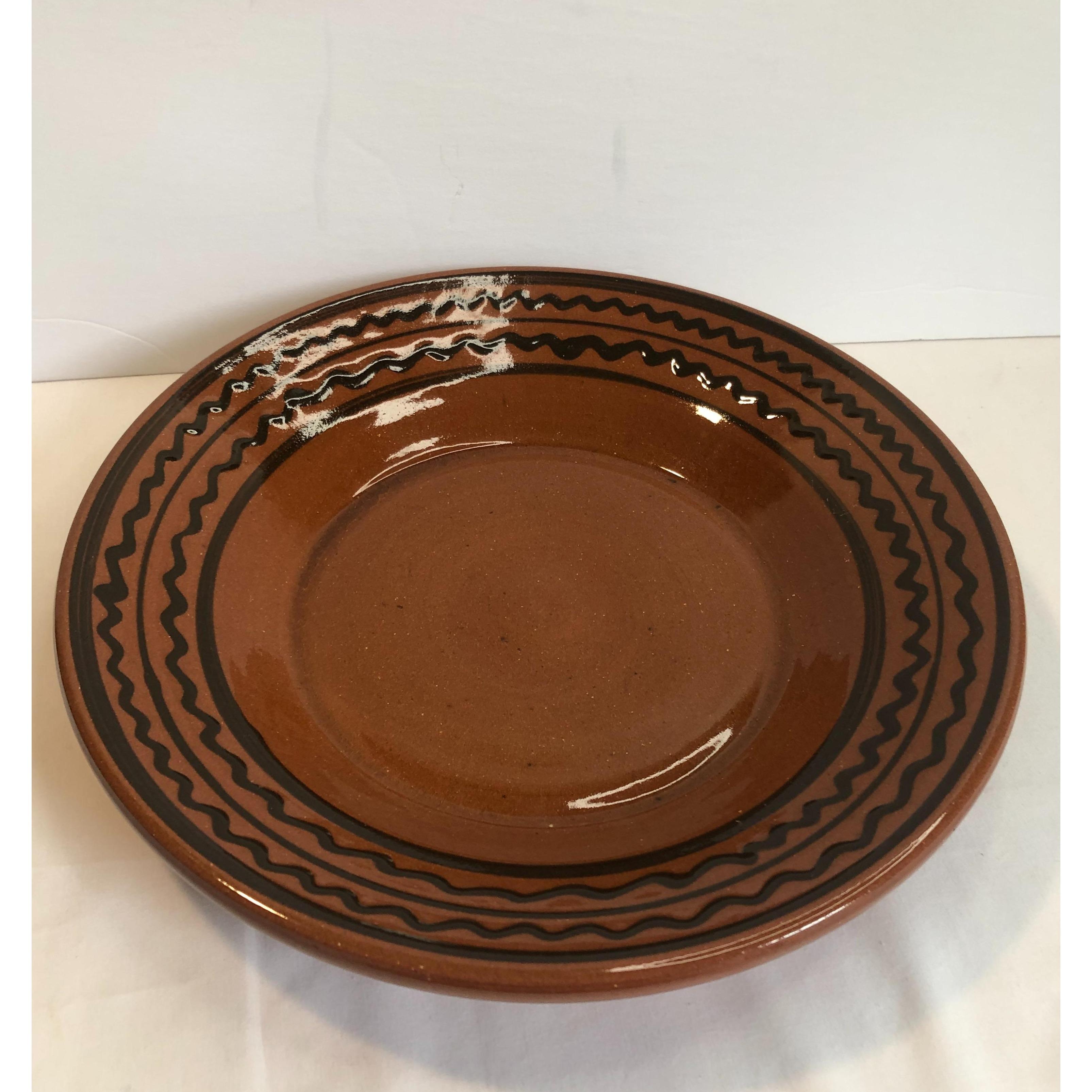 Vintage Westmoore Pottery Dish Bowl ML Farrell 1991 Redware Handmade ...