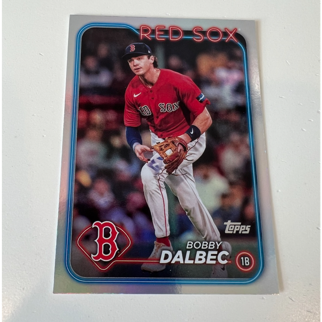 Bobby Dalbec Rainbow Foil Boston Red Sox