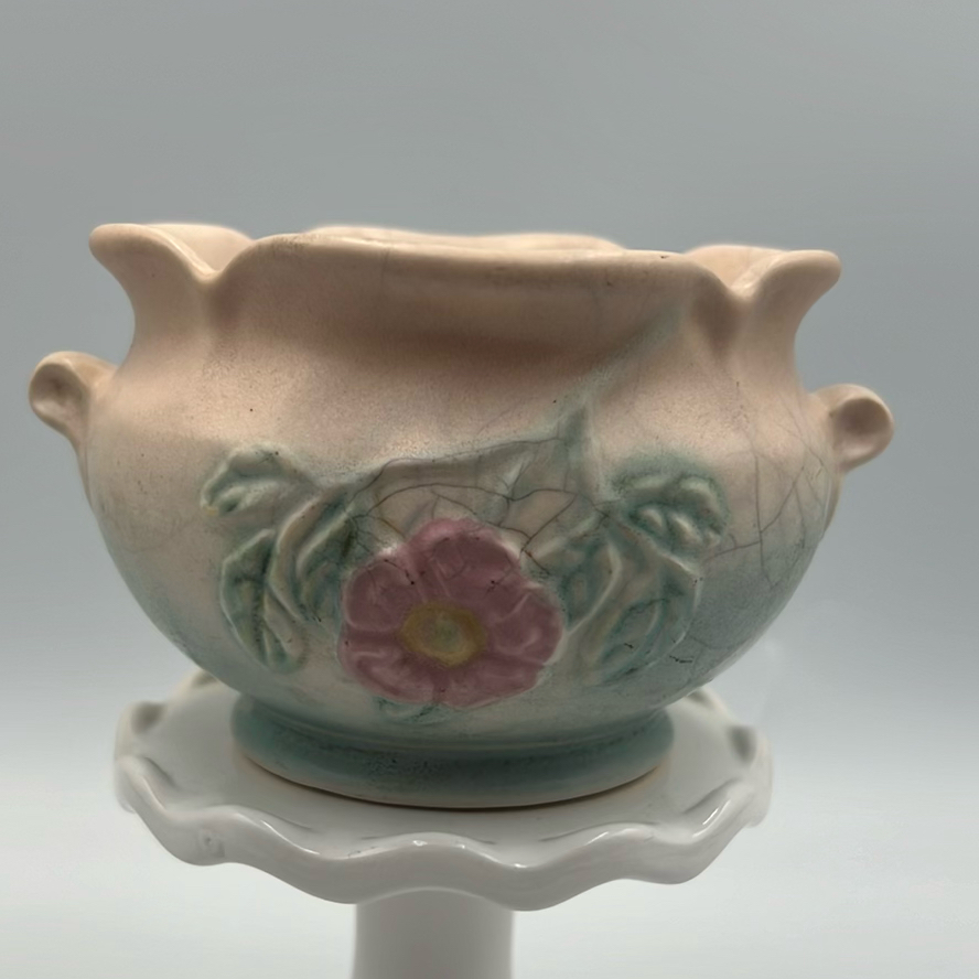31 Vintage Hull Art Pottery Small Wild Rose Bowl 514-4 USA 5x4 Read