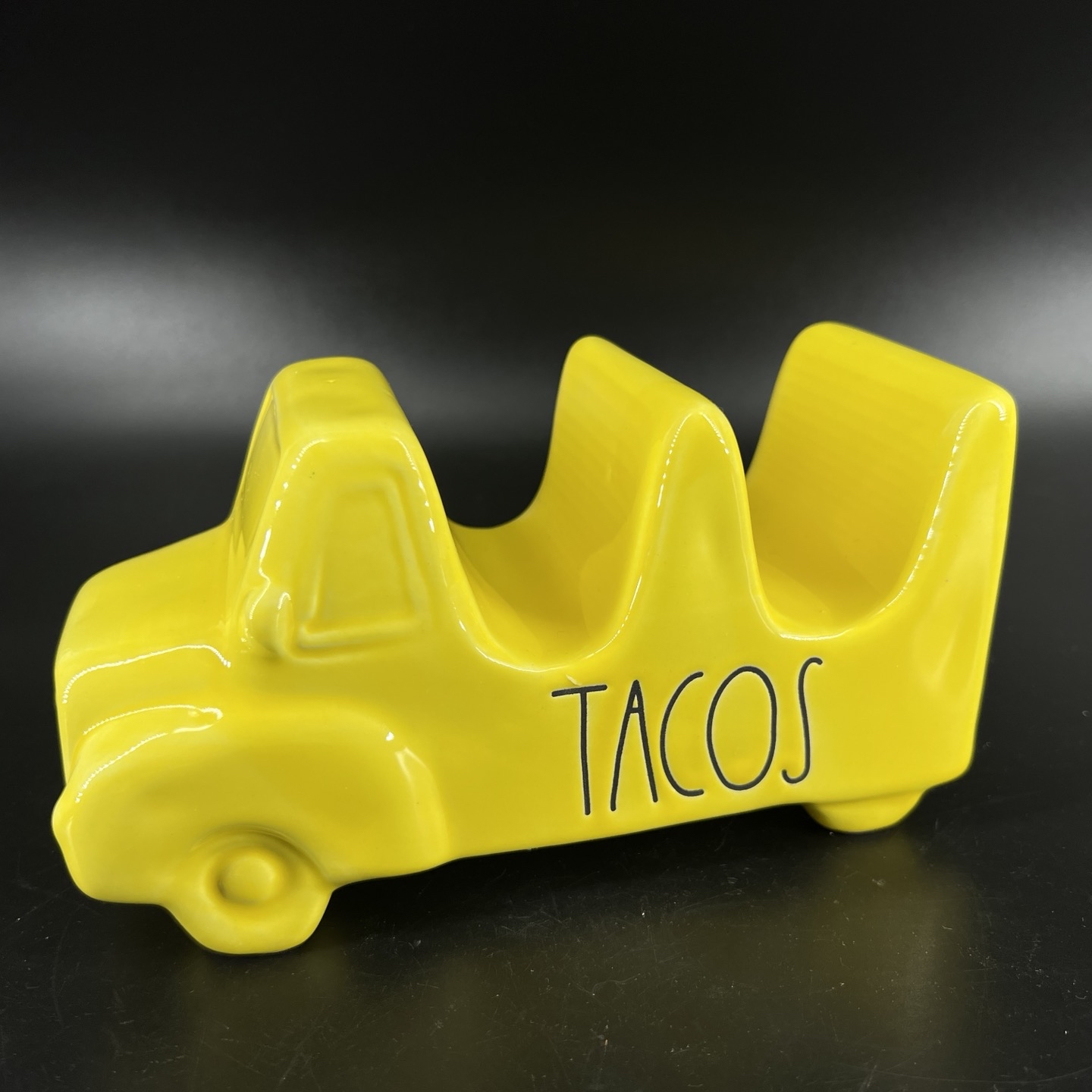 Rae Dunn Yellow Taco Holder Truck