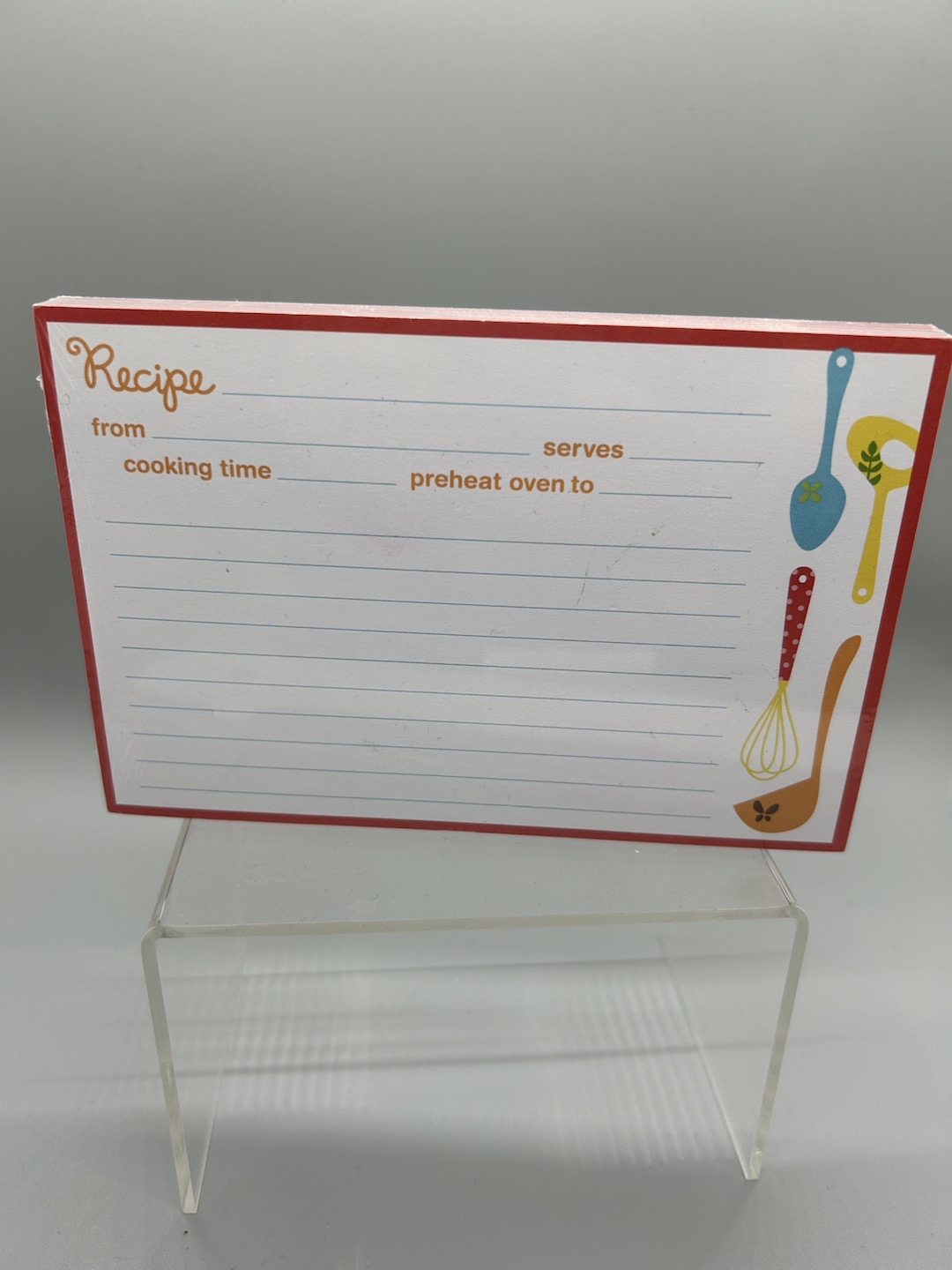 2205 Hallmark Recipe Cards - 4x6