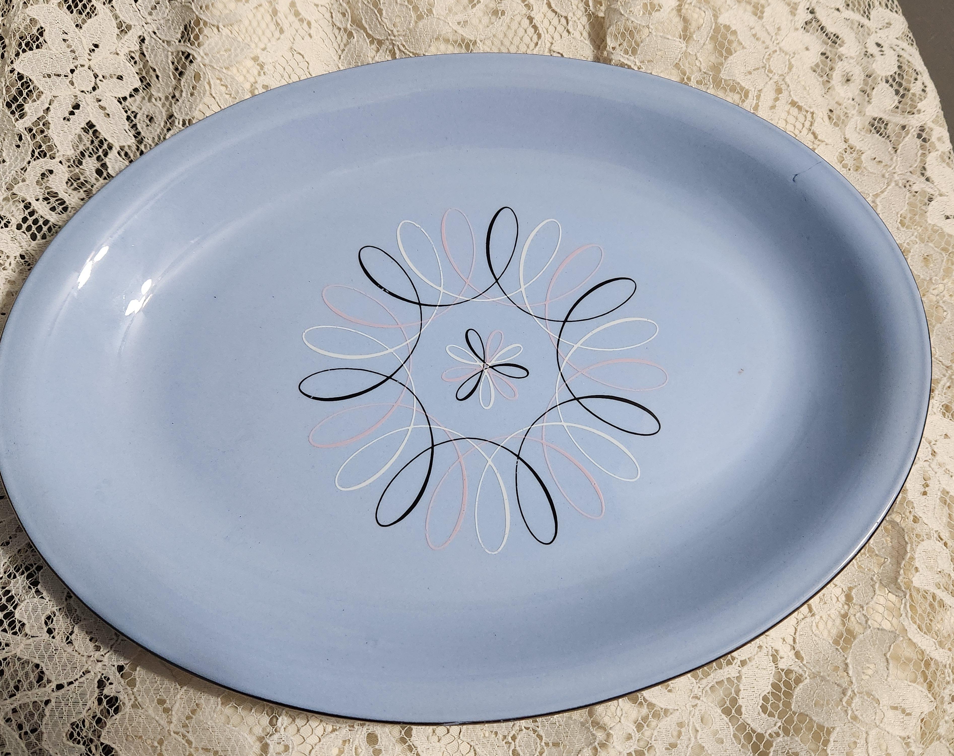 Homer Laughlin Skyline Atomic Platter