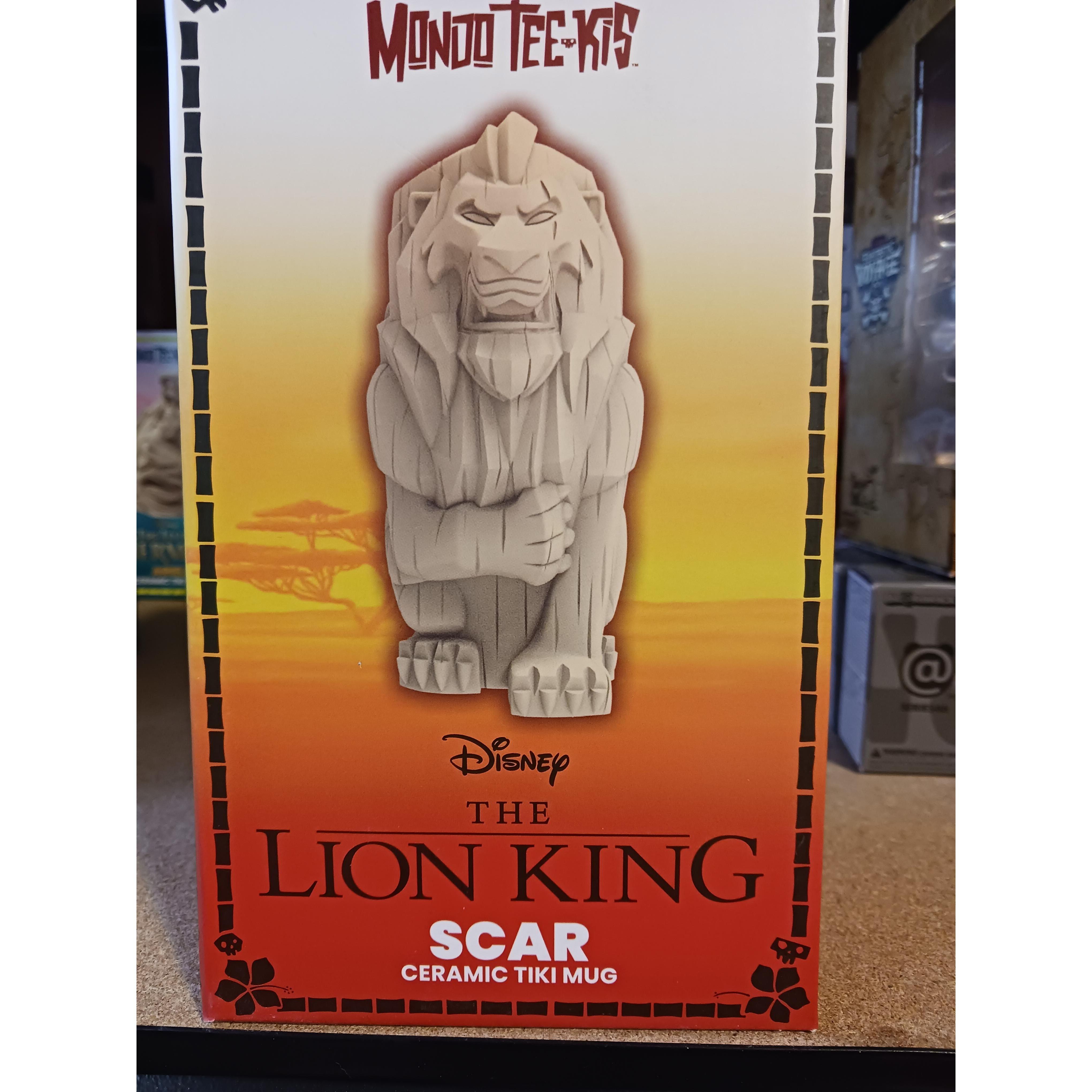 Disney Lion King Scar Ceramic Tiki Tee-kis Mug By Mondo
