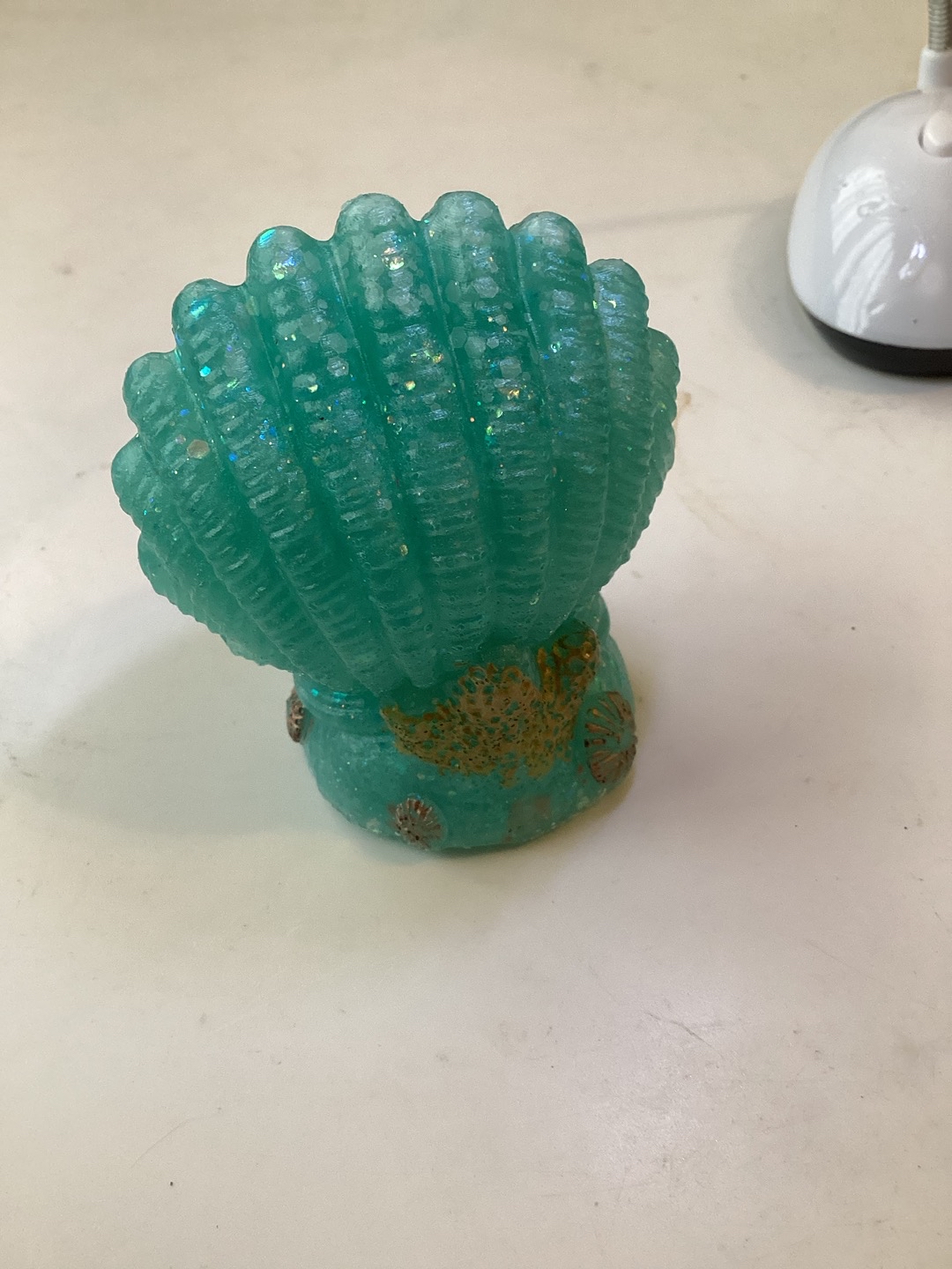 Resin Seashell 3 Inches Tall, And 3 Inches Wide. Just A Cute Little ...