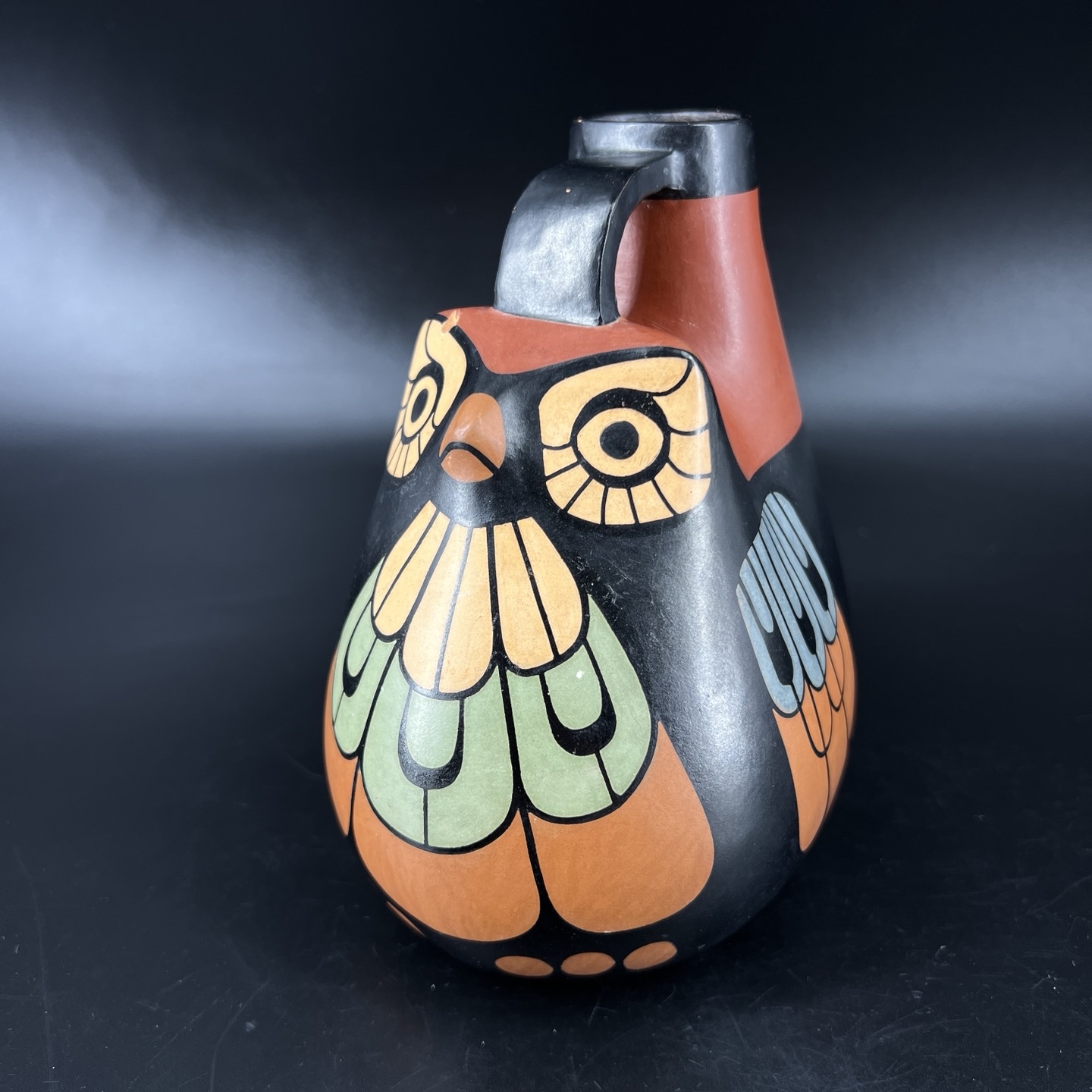 Ceramica Gabril Pottery Owl Chile