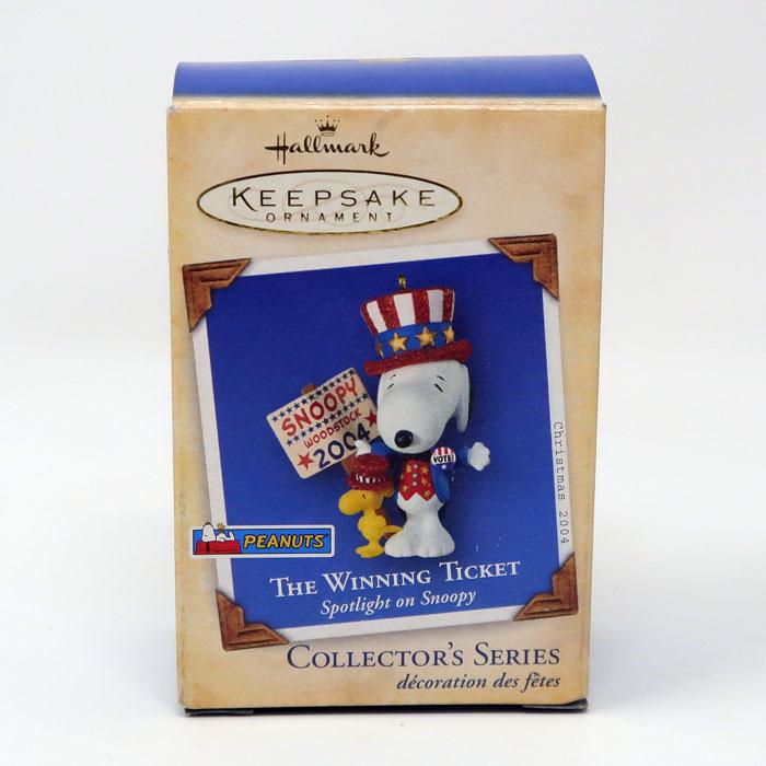 Snoopy & Woodstock 'The Winning Ticket' Ornament - Peanuts