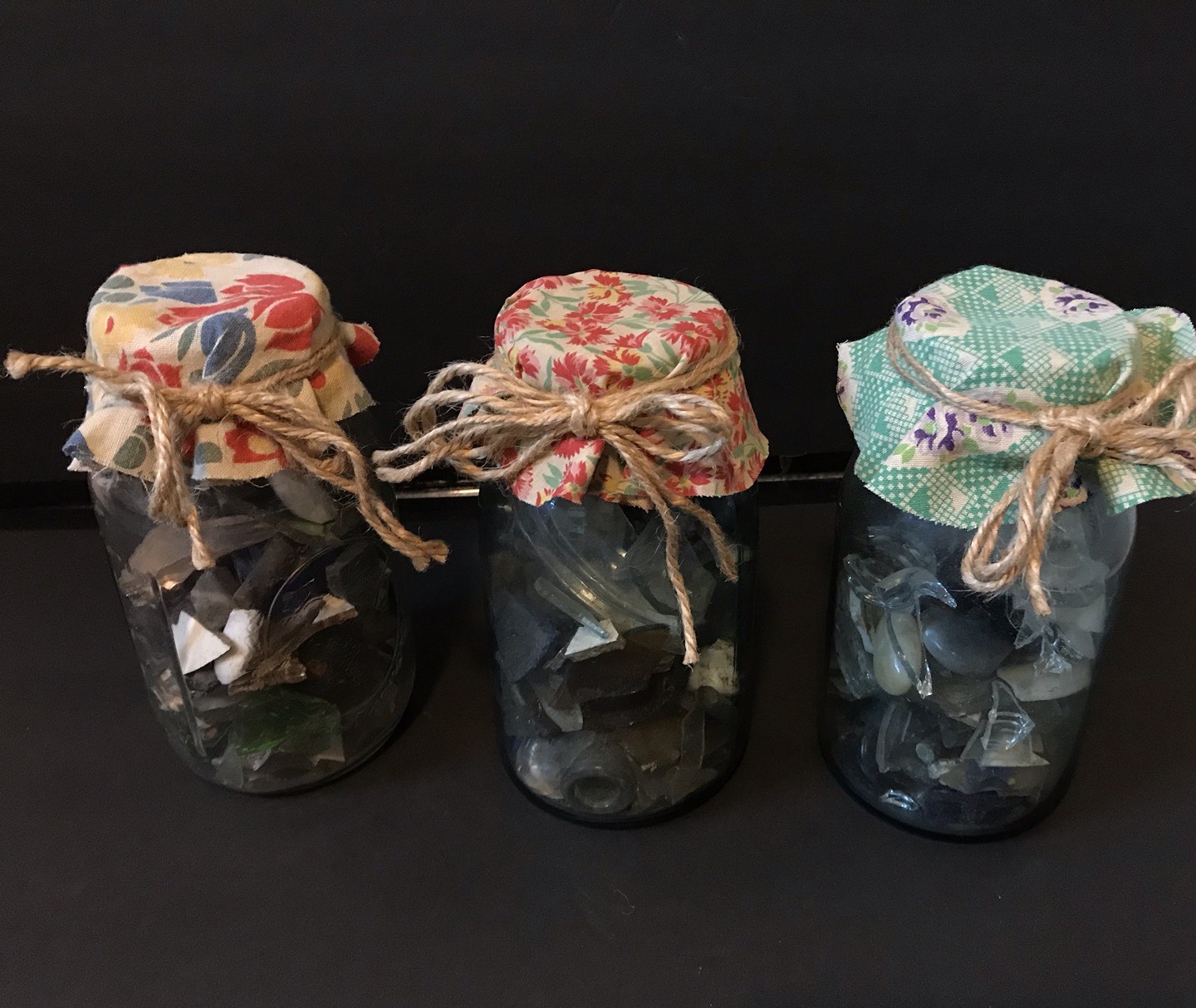 Junk Jars - Vintage Blue Or Clear Qt Jars With Zinc/milk Glass Lid ...
