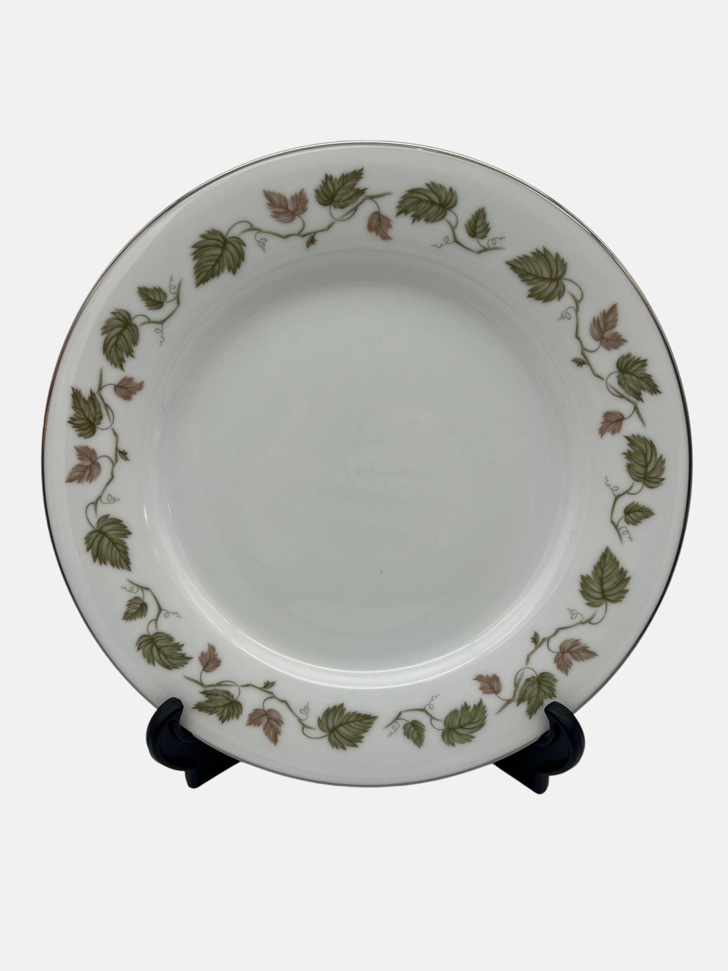 Vintage Noritake Japan Vineyard Dinner Plate 10.5" Pattern 6449 Leaves ...