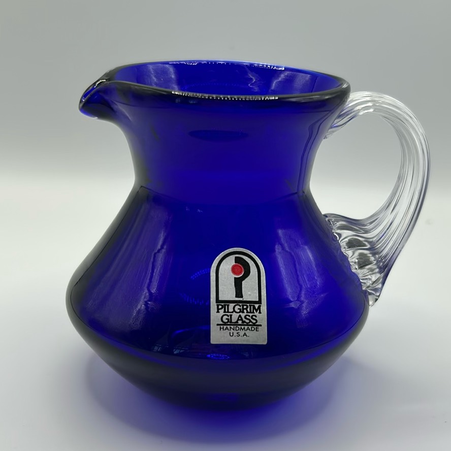 Pilgrim, Glass, Cobalt Blue Mini Pitcher