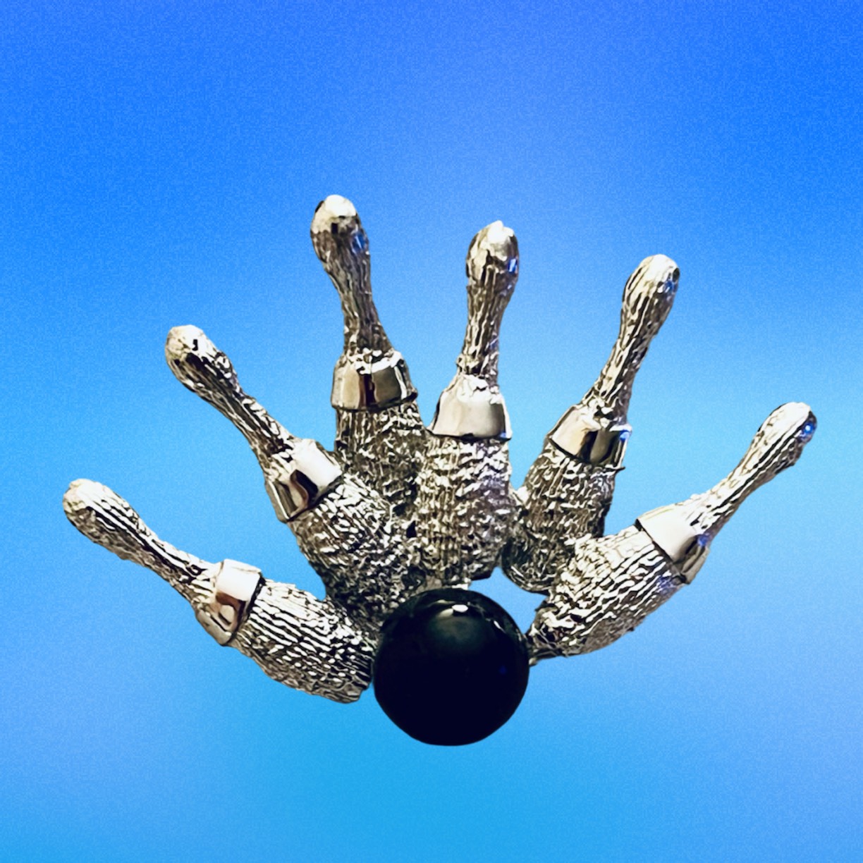 Vintage Dodd’s Bowling Silvertone Brooch