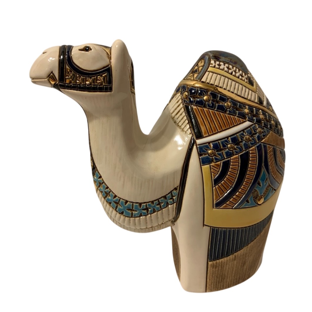 Artesania Rinconada Pottery Limited Edition Camel Figurine - 8”