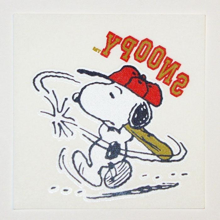Snoopy Baseball Iron-On Decal - Peanuts - Pack of 10