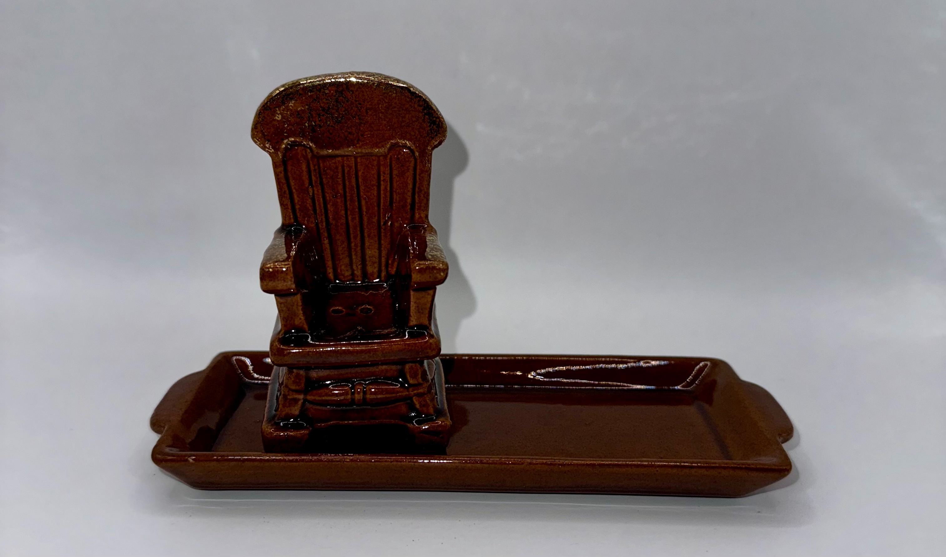 Vintage 1950’s Ceramic Rocking Chair Salt Shaker, Trinket Dish ...