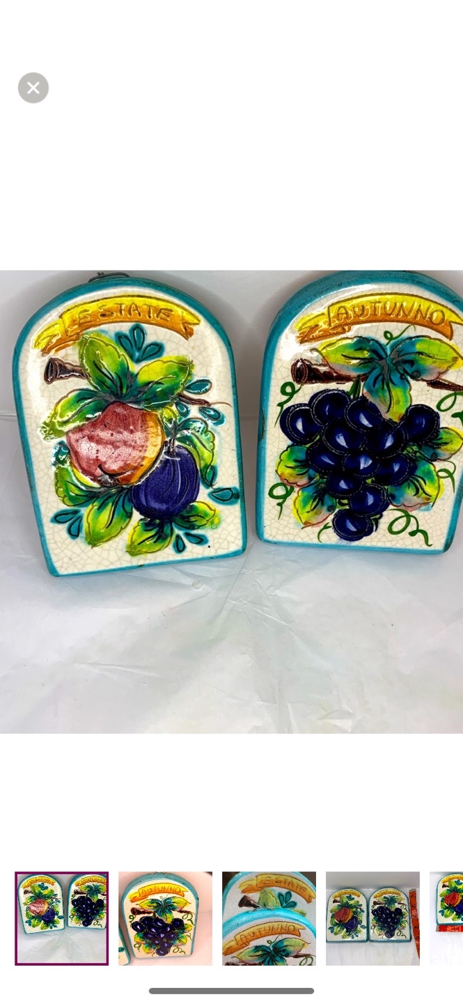 Italian Wall Plaques/Tiles