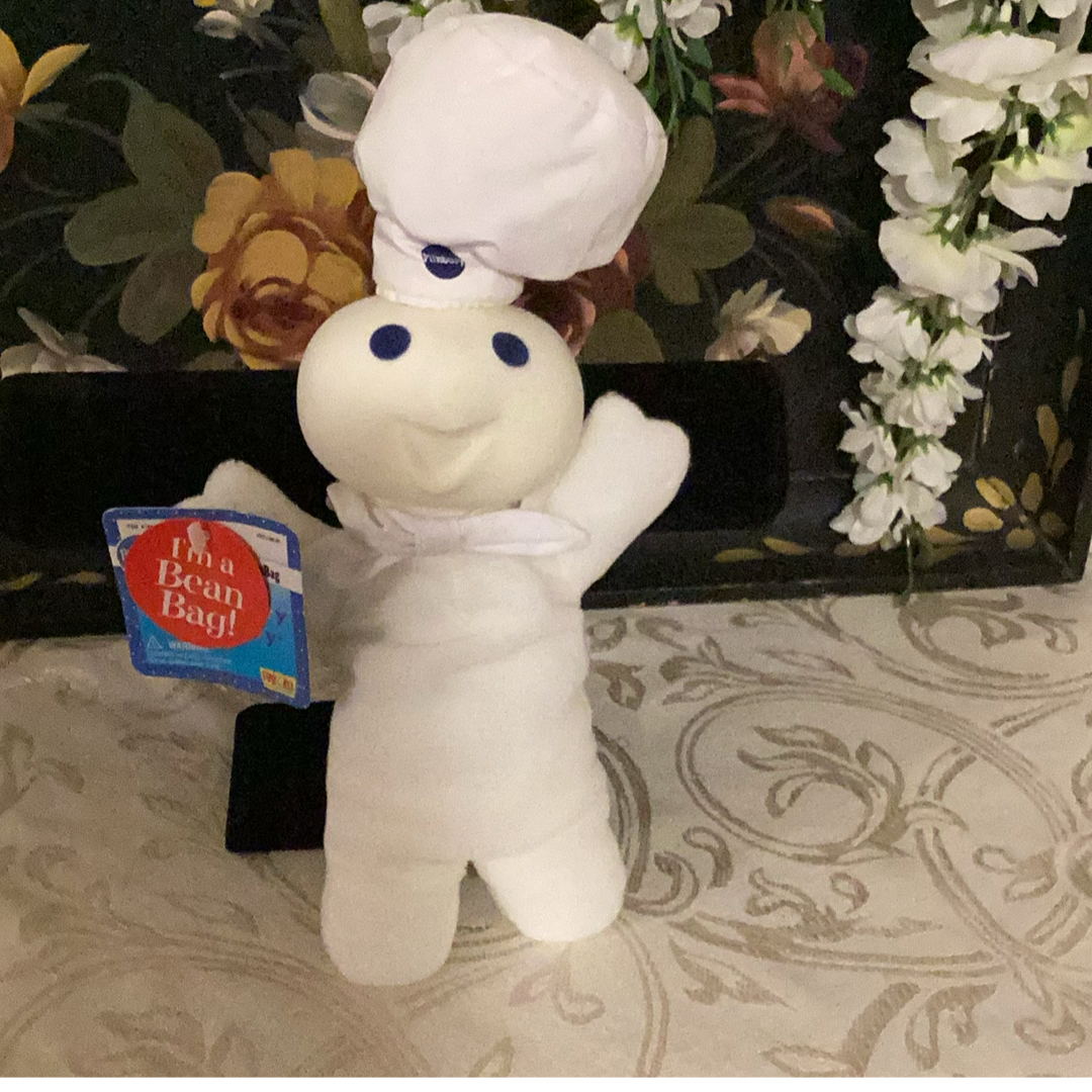 Vintage 1997 Pillsbury Doughboy Original Bean Bag Doll.