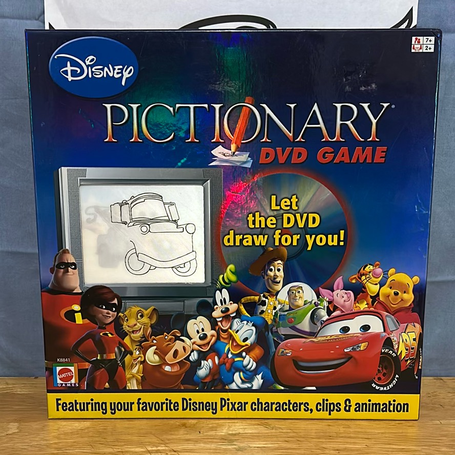 Disney/Pixar Pictionary DVD Game From Matel 100% Complete (2007)