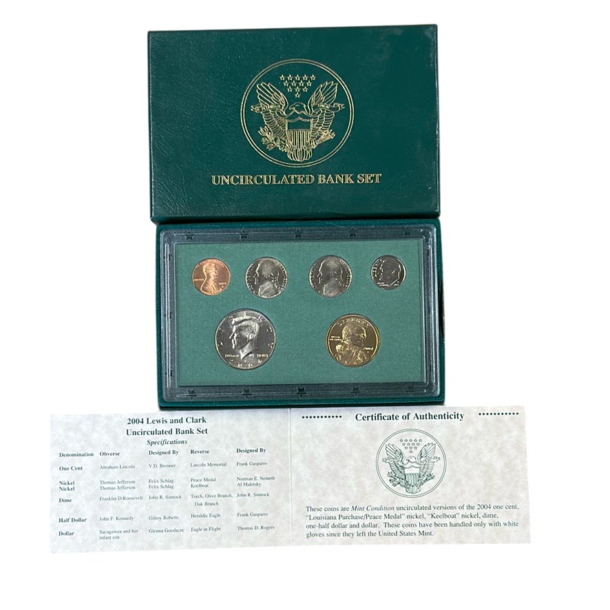 2004 Lewis And Clark Uncirculated Bank Set