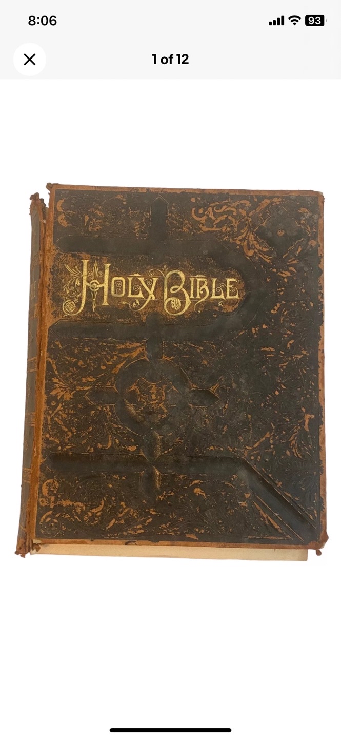 1886 BIBLE Parallel-column Edition By Philadelphia: National Publishing ...
