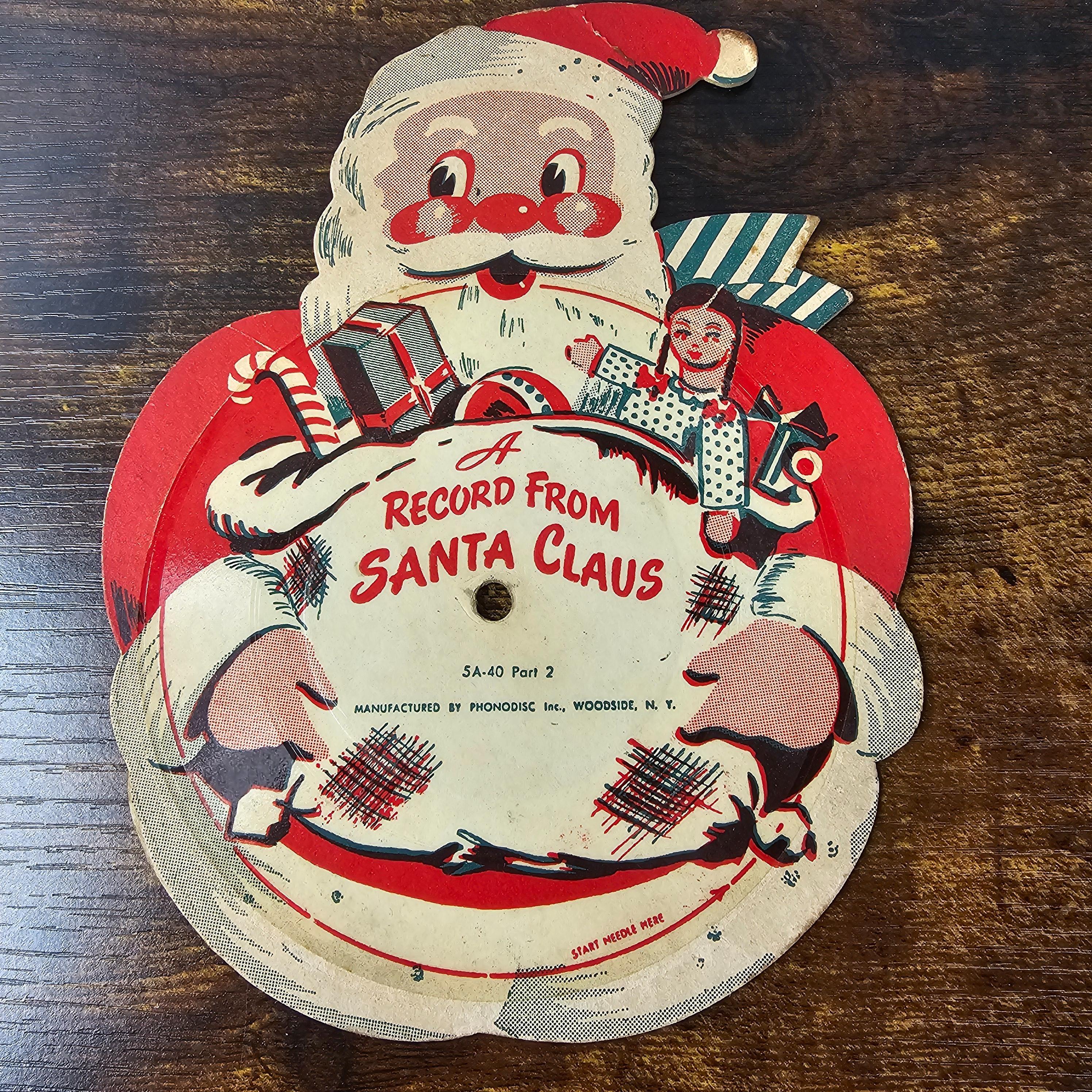 30 - Vintage 1950's A Record From the SANTA CLAUS by Scotty MacGregor ...