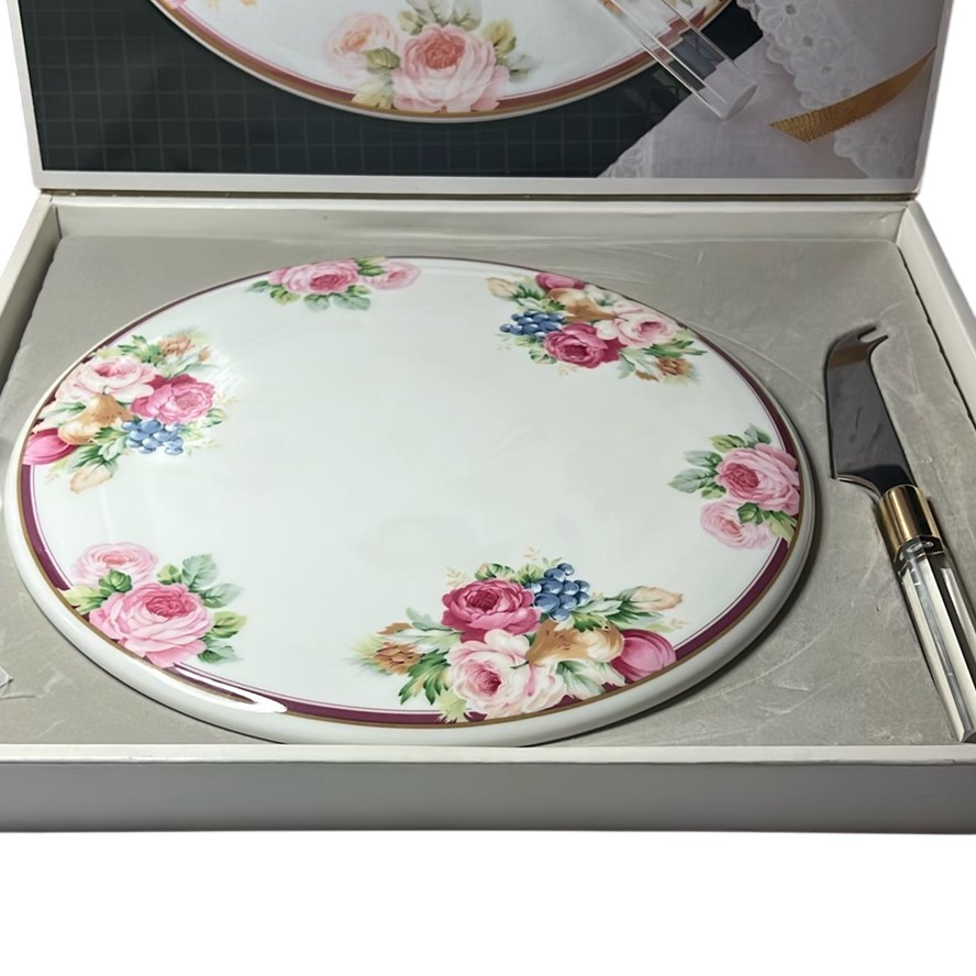 Mikasa - Japan Rosemead Cake Plate / Cheese Platter - Server Pattern ...