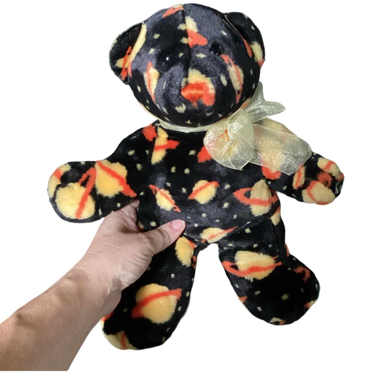 Mary Meyer Black Jupiter Outer Space Teddy Bear Plush