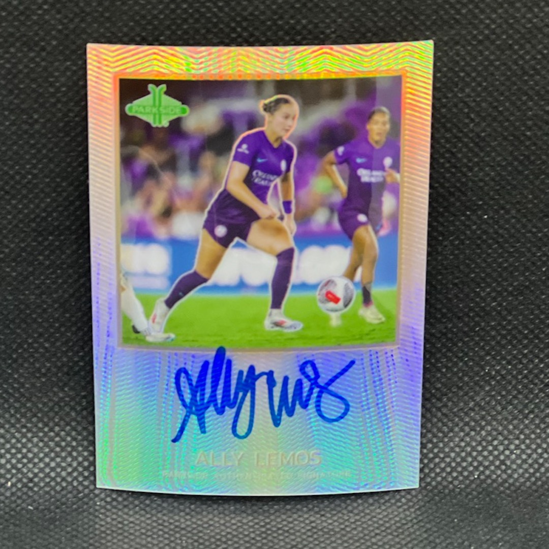 Ally Lemos 2024 Parkside Pacific NWSL Autograph Soccer Card