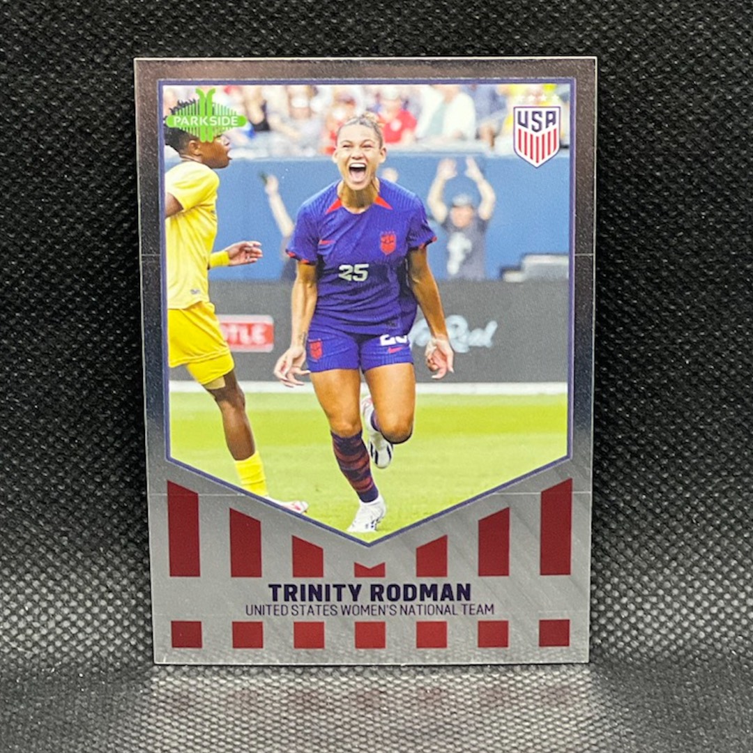 Trinity Rodman 2023 Parkside ReCap Foil Soccer Card