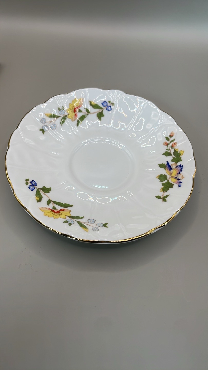 Vintage Aynsley Bone China “Cottage Pattern” Replacement Saucer