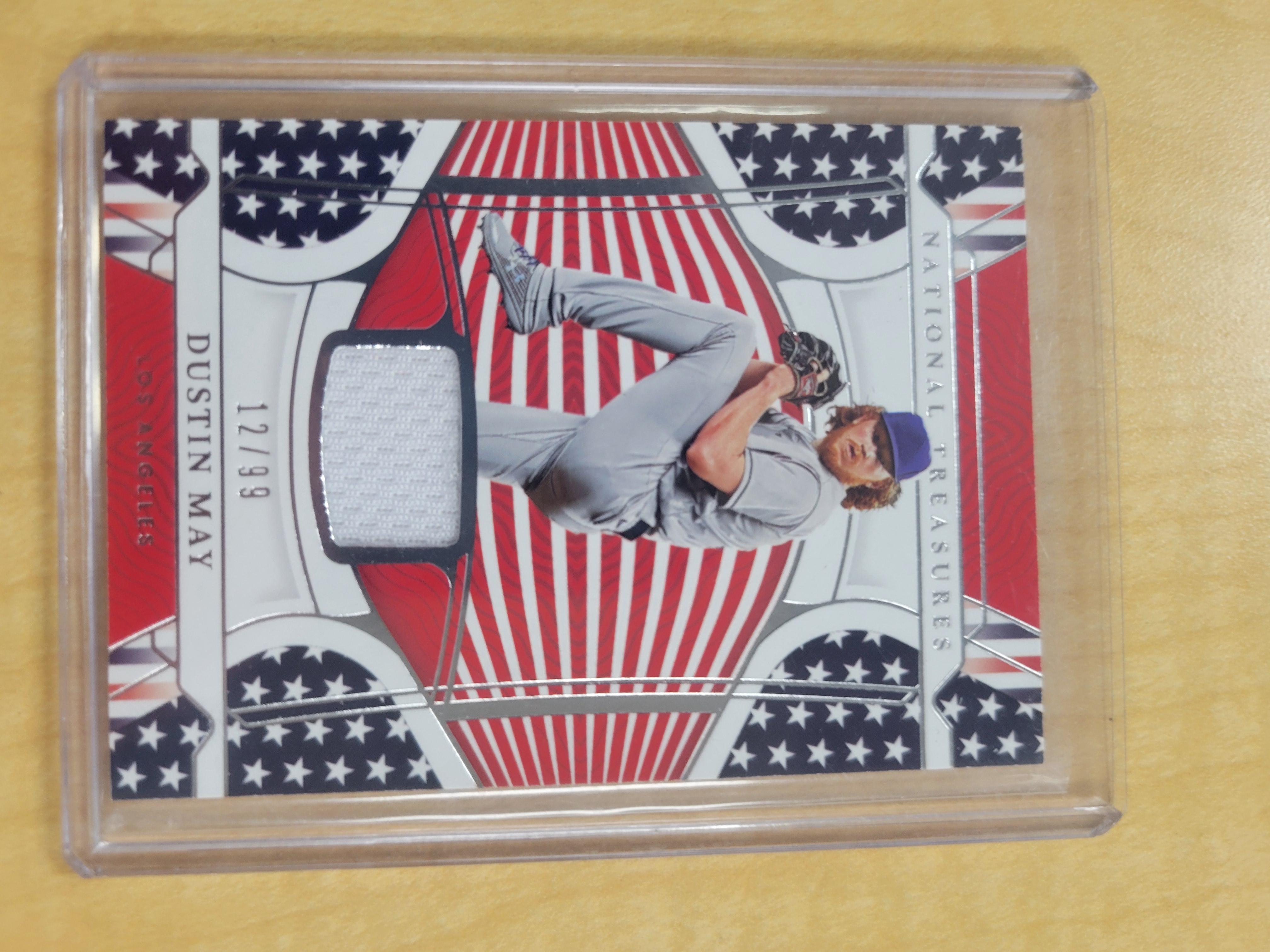 2022 National Treasures Dustin May Relic /99