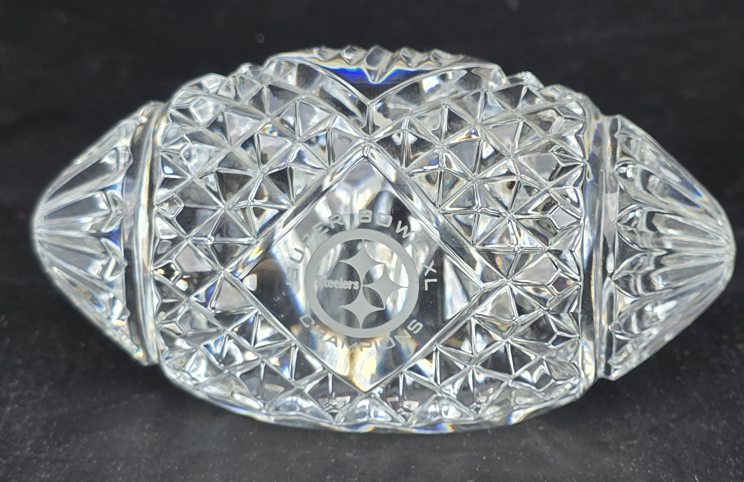 Pittsburgh Steelers Xl Waterford Crystal football