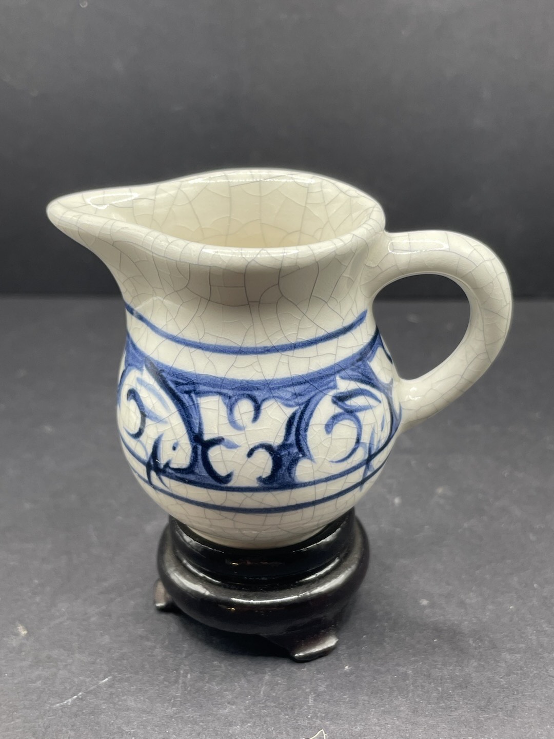 Dedham Rabbit Mini Pottery Pitcher Creamer