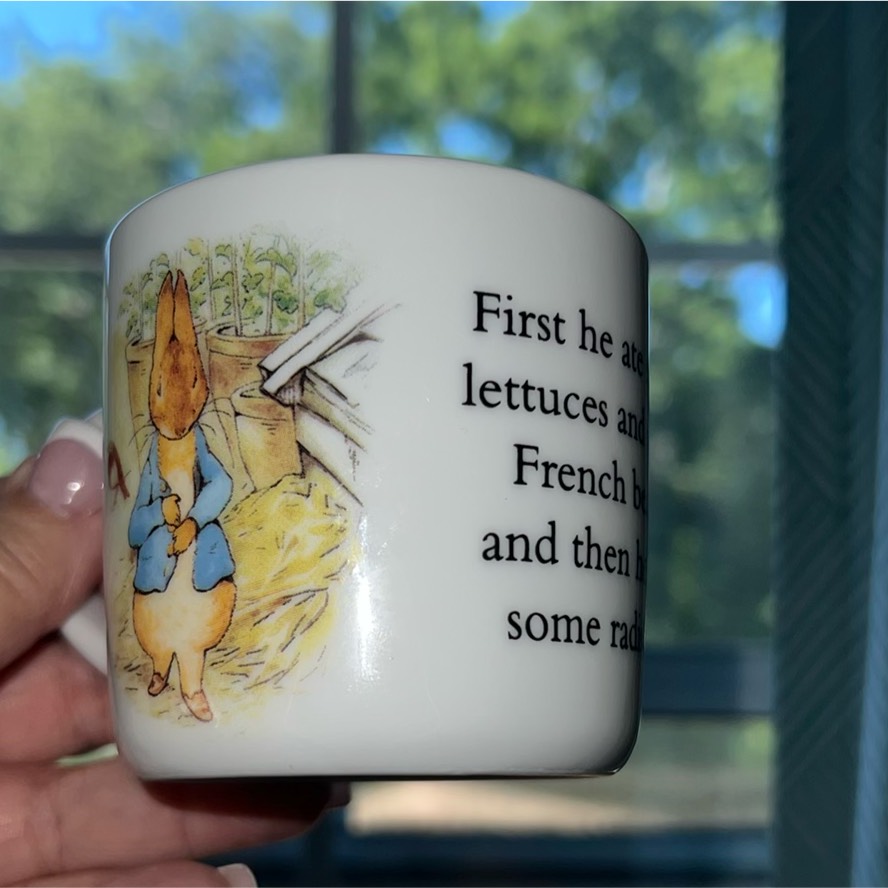 Peter Rabbit Child’s Cup From Frederick, Warren And Company, 2010 Wedgewood