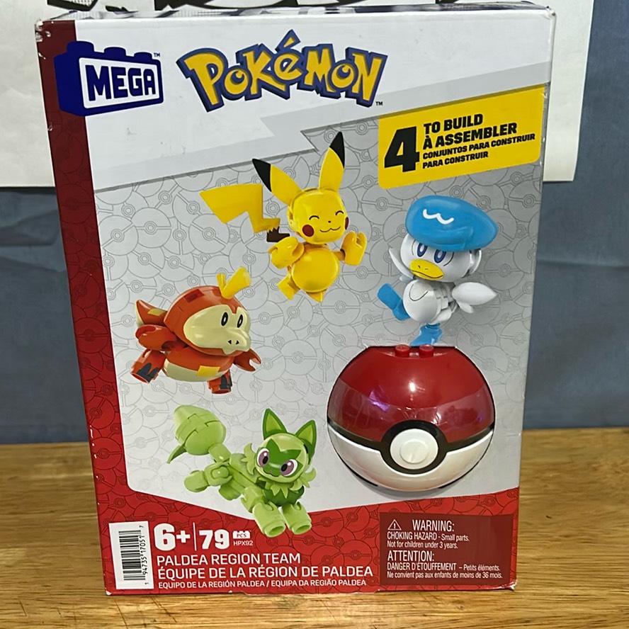 Mega Pokemon Paldea Region Team HPX92 79pcs New