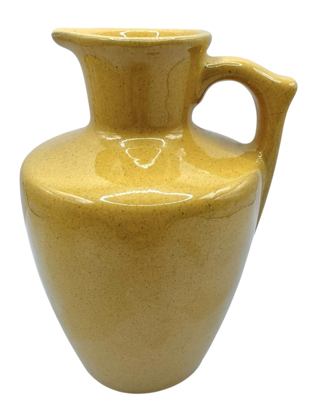 Vintage Frankoma Pottery #838 Syrup Honey Jug Pitcher Sunflower Yellow ...