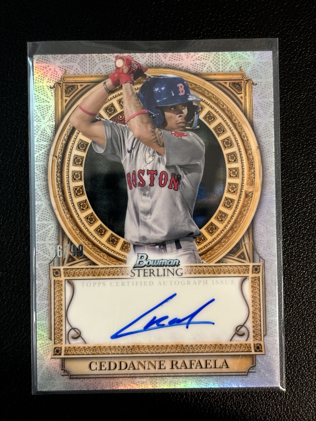 Cedanne Rafaela 2023 Bowman Sterling Auto /99- Boston Red Sox