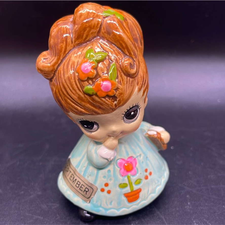 Josef September Miniature Girl Glows